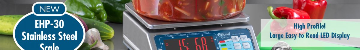 NEW! EHP-30 Stainless Steel Digital Scale - Edlund